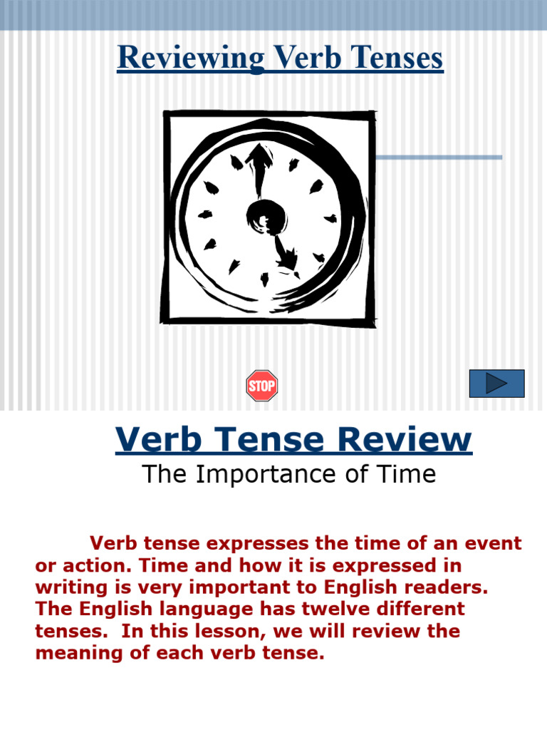 Verb Tense | PDF | Grammatical Tense | Verb