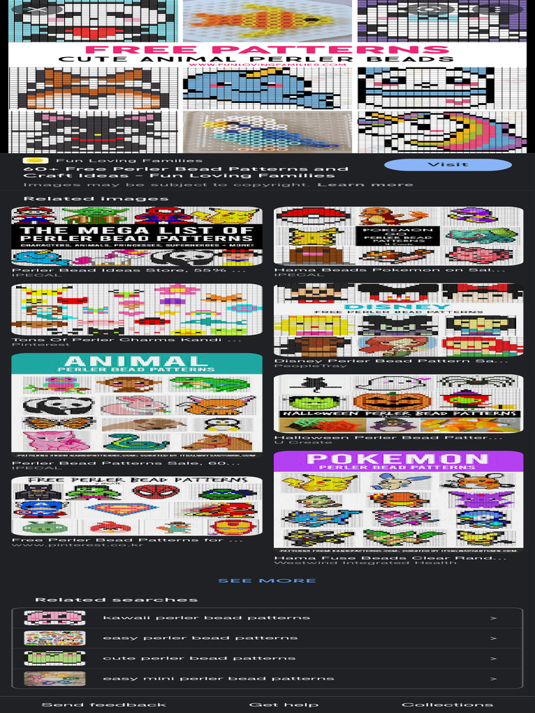 Perler Bead Patterns - Google Search | PDF
