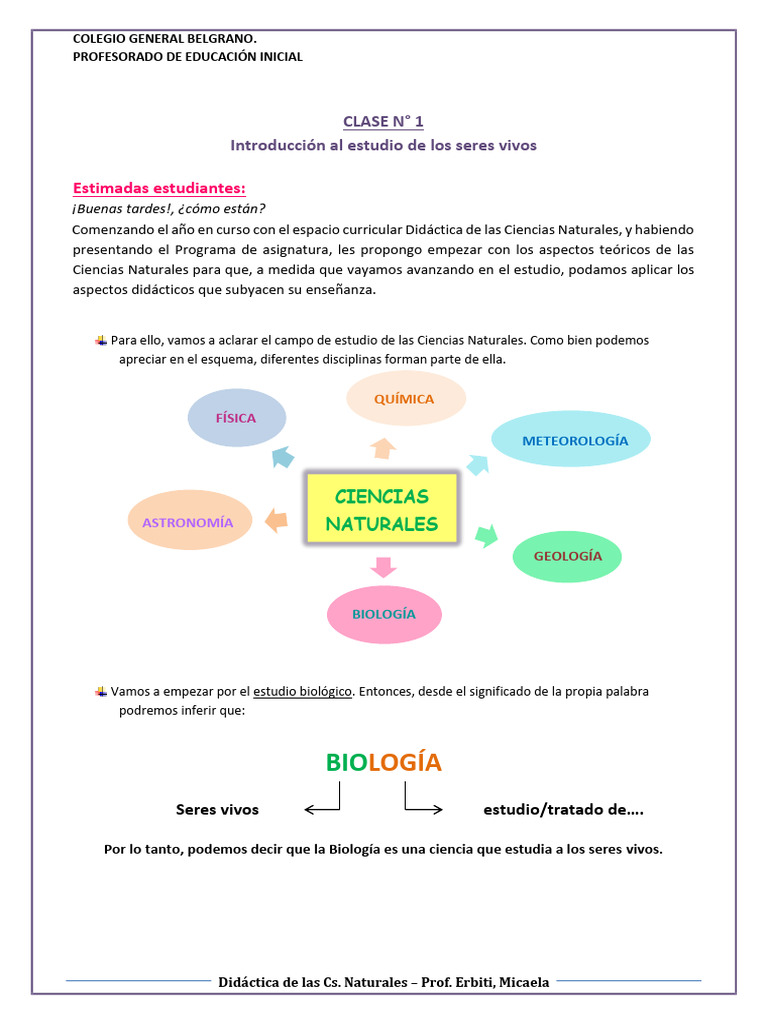 Clase 13 de Marzo | PDF | Organismos | Biología Celular)