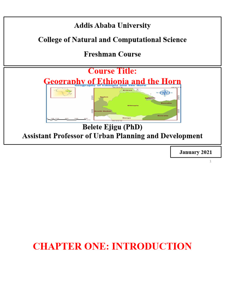 Freshman Geography Lecture 1 | PDF | Geography | Map