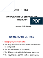 Freshman Geography Lecture 3 | PDF | Plateau | Ethiopia