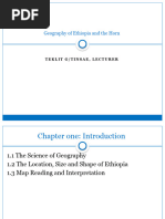Freshman Geography Lecture 1 | PDF | Geography | Map