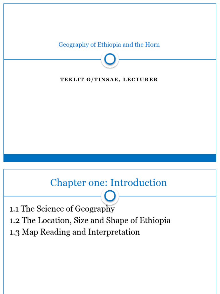 Geography Unit 1 | PDF | Geography | Map