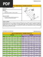 Baremos del Test de Course Navette | PDF | Deportes | Ocio