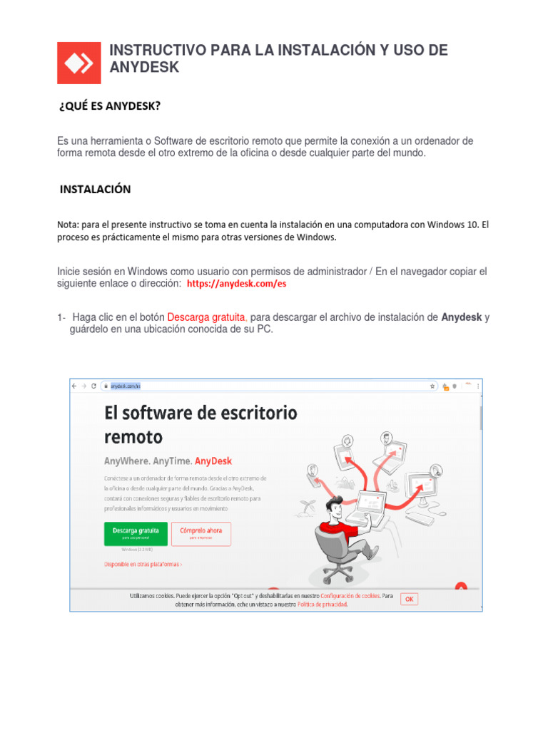 Tutorial Anydesk 2020 | PDF