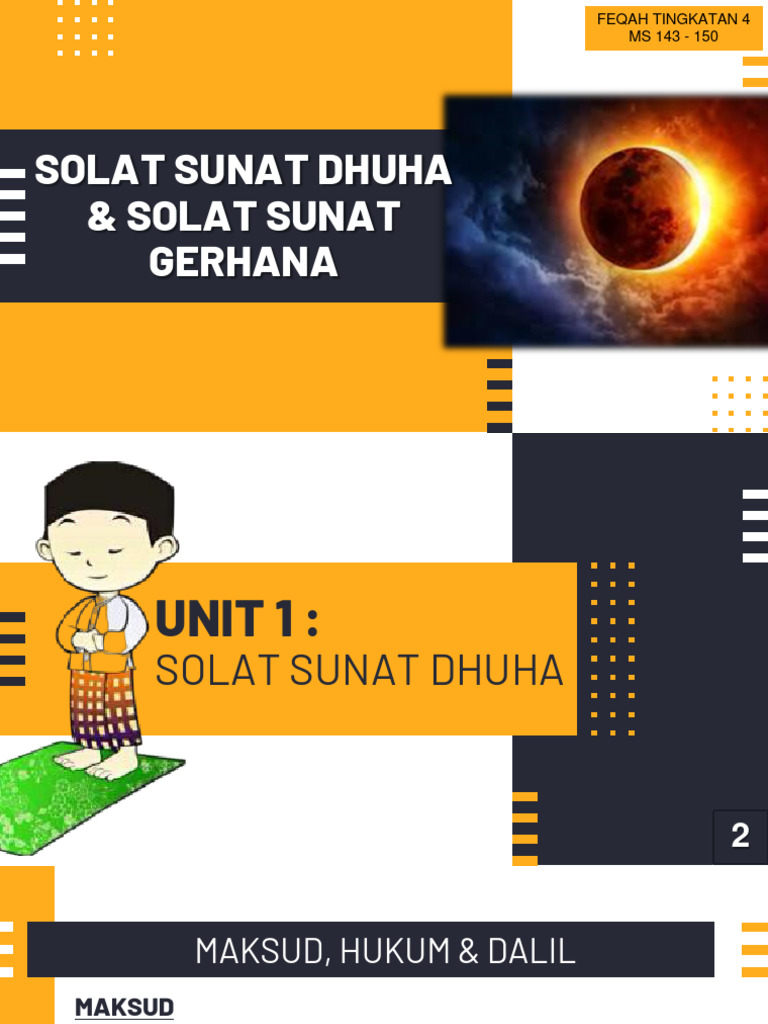 P17 T4 Feqah (Solat Sunat Dhuha Dan Solat Sunat Gerhana) | PDF