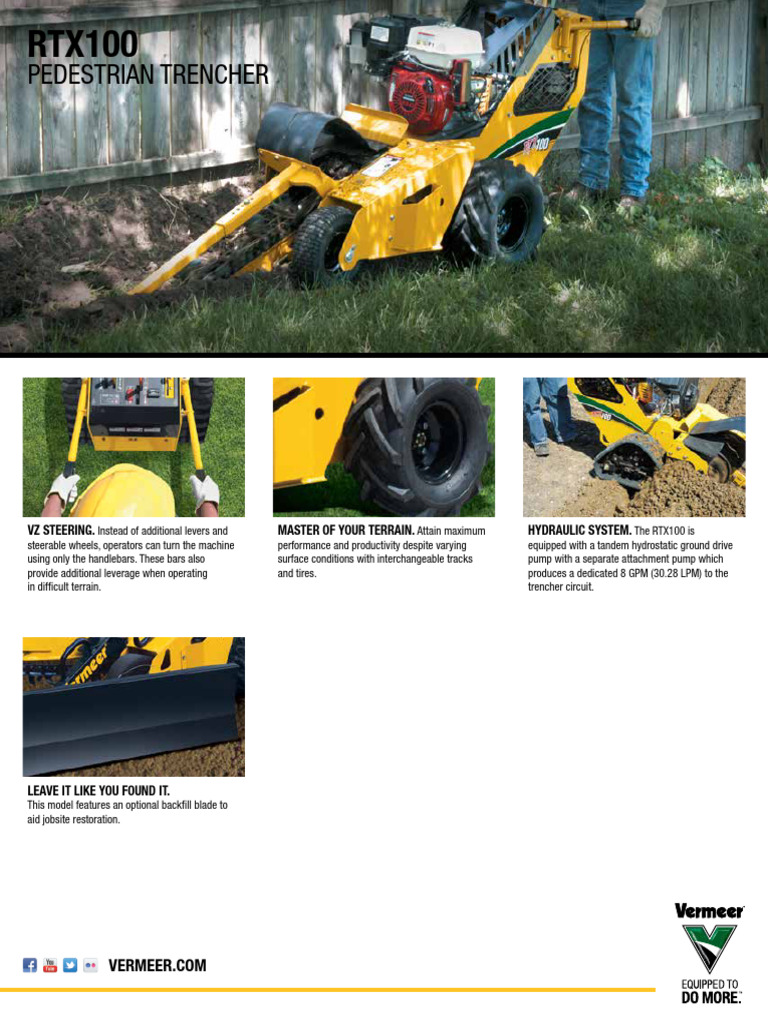 RTX100 Spec Sheet1 | PDF | Tractor | Engines