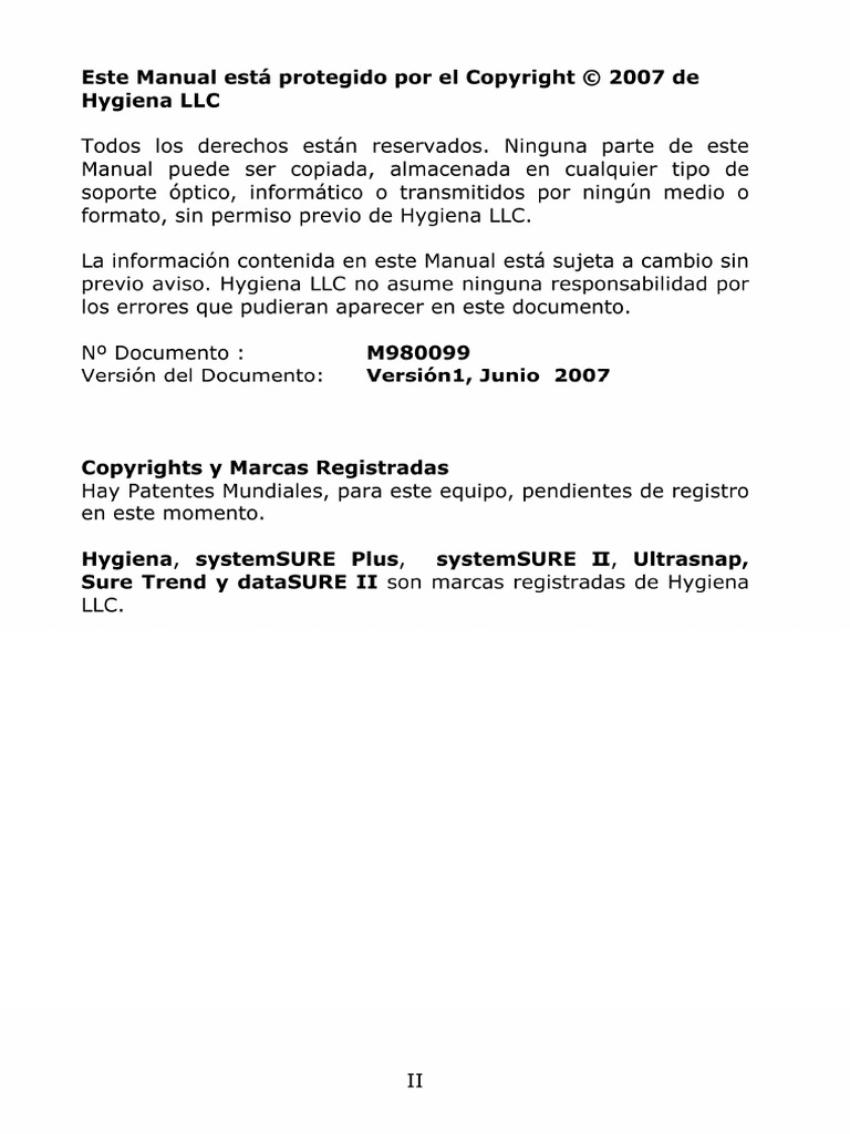 Manual Luminometro HYGIENA | PDF