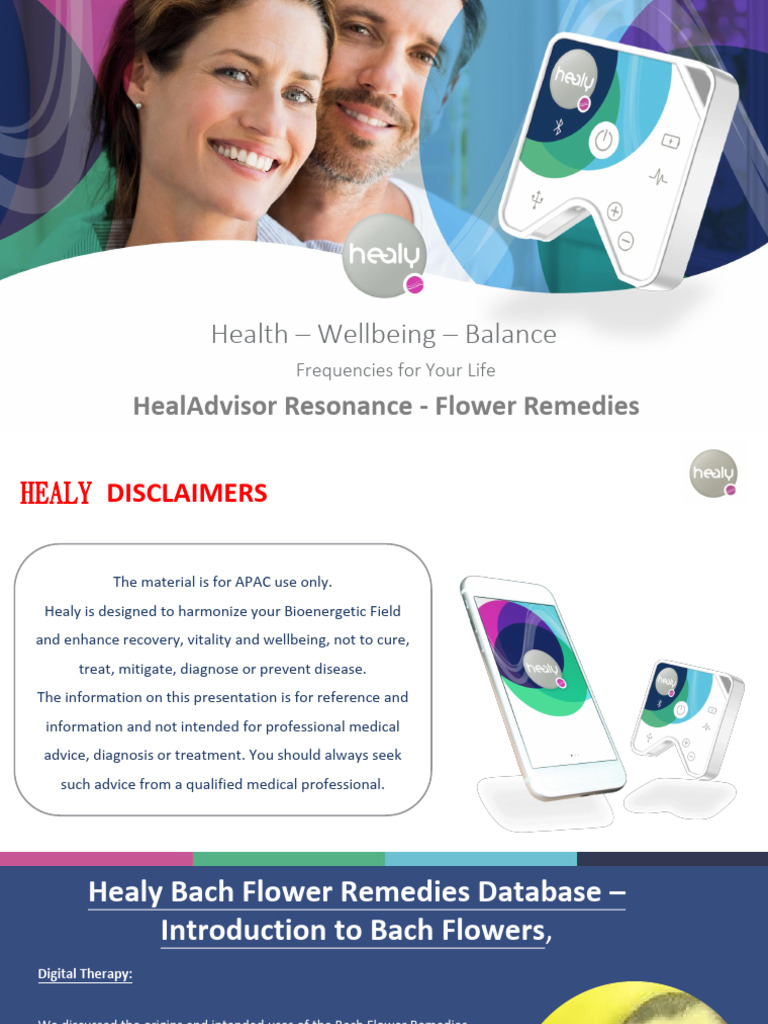 HealAdvisor Resonance - Flower Remedies (Completed) | PDF | Homeopathy ...