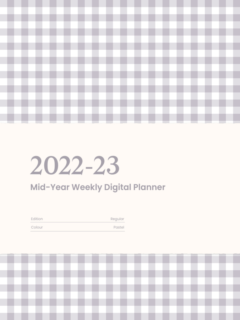 SAMPLE 2022-23 Student Planner MONDAY | PDF