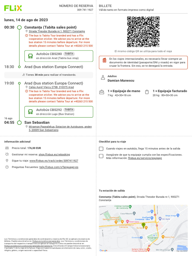 Reserva de Autobús Tabita Tour Arad | PDF | Gobierno y personalidad ...