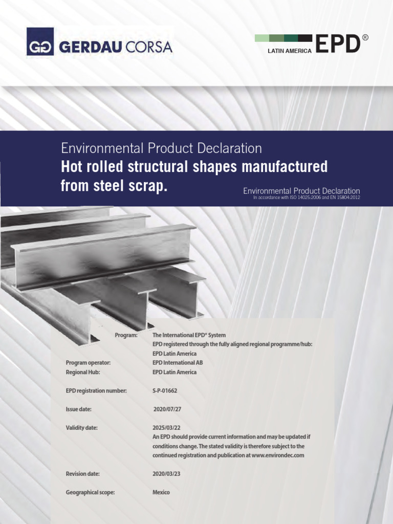 Hot Rolled Structural Shapes Manufactured From Steel Scrap ...