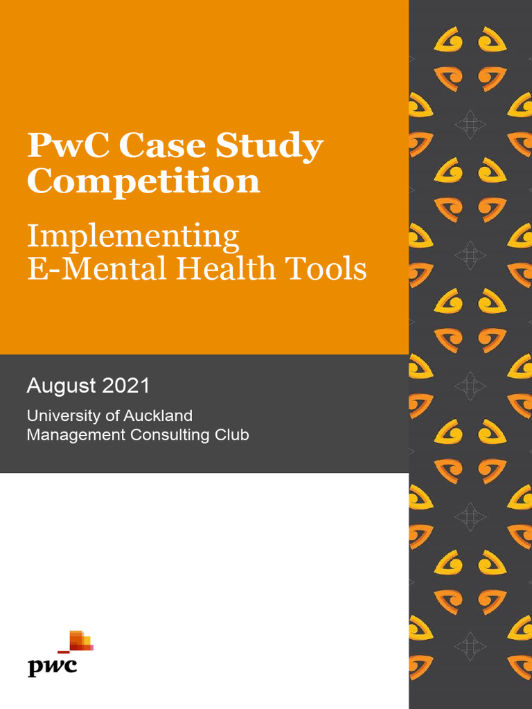 PWC Case Study 2021 | PDF | Mental Health | Health Care