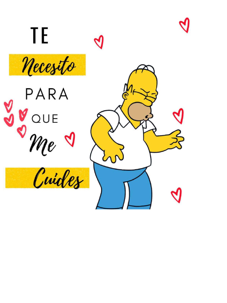 Yo Te Necesito... Homero | PDF