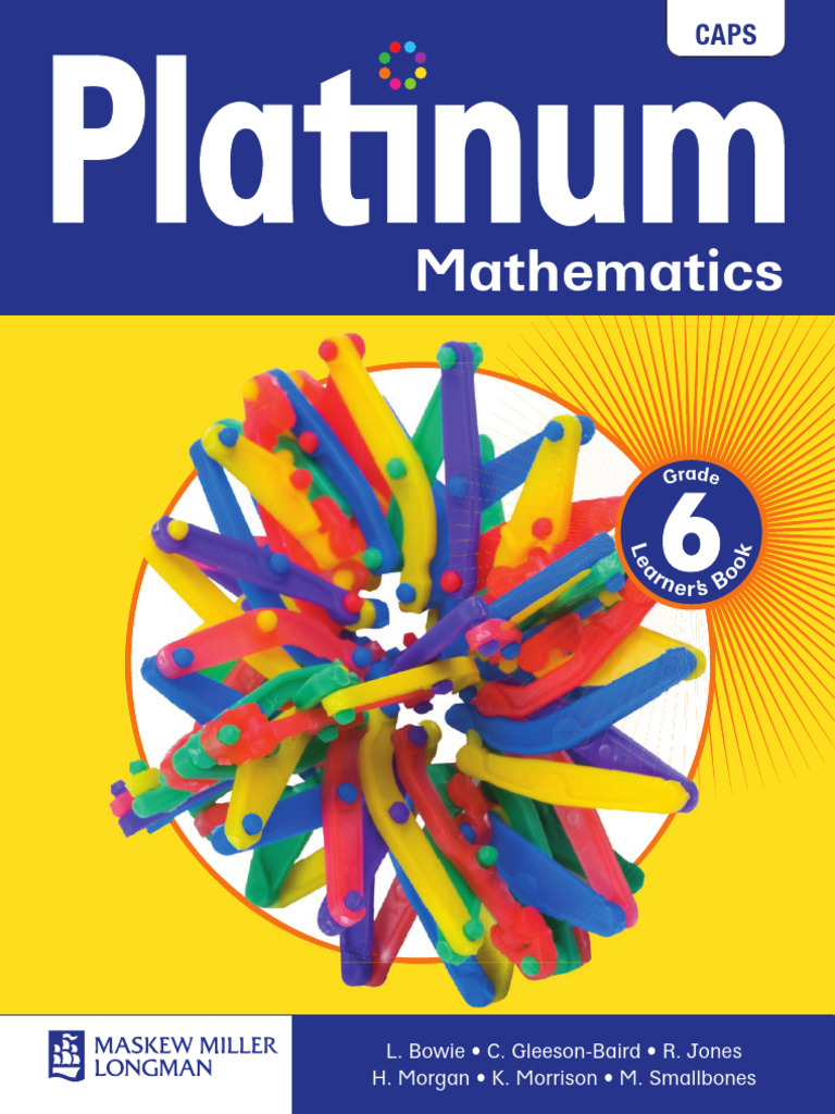 Platinum Maths GR 6 LB | PDF | Numbers | Mathematics