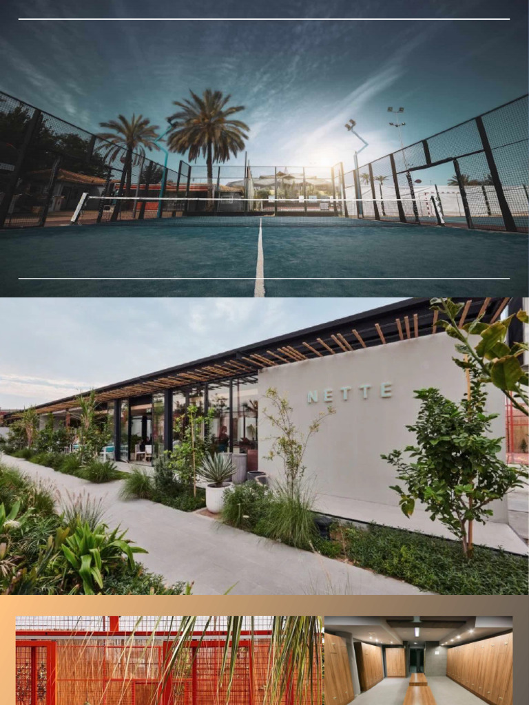 Padel Facility Layout and Amenities | PDF