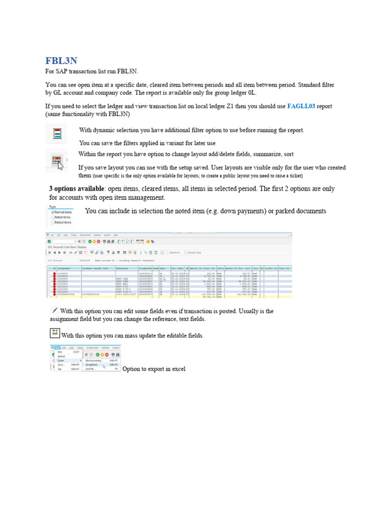 How To GL TL-TB SAP Reports | PDF | Software Engineering | Computer ... How To GL TL-TB SAP Reports | PDF | Software Engineering | Computer ...