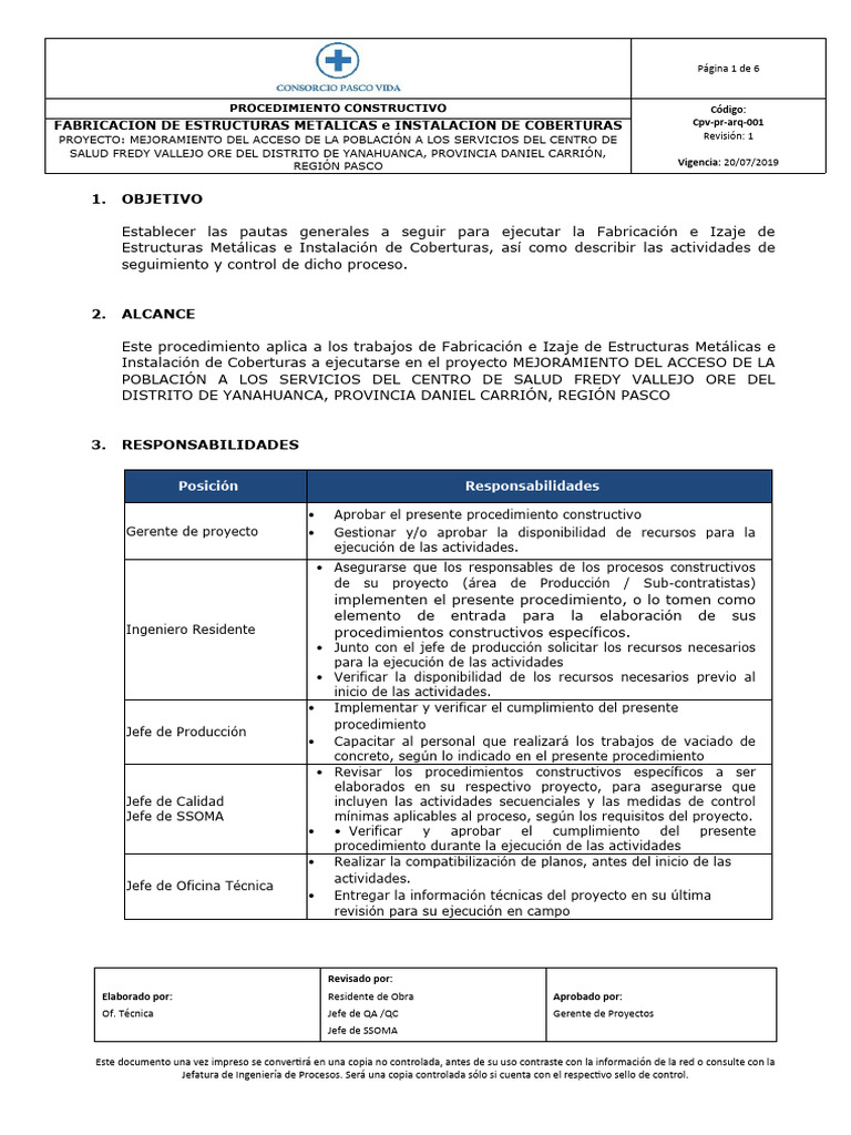PCV PR Es 021.rev01 | PDF | Soldadura | Construcción