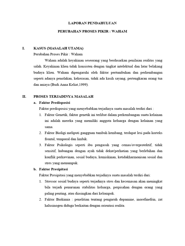 LP Waham Curiga | PDF