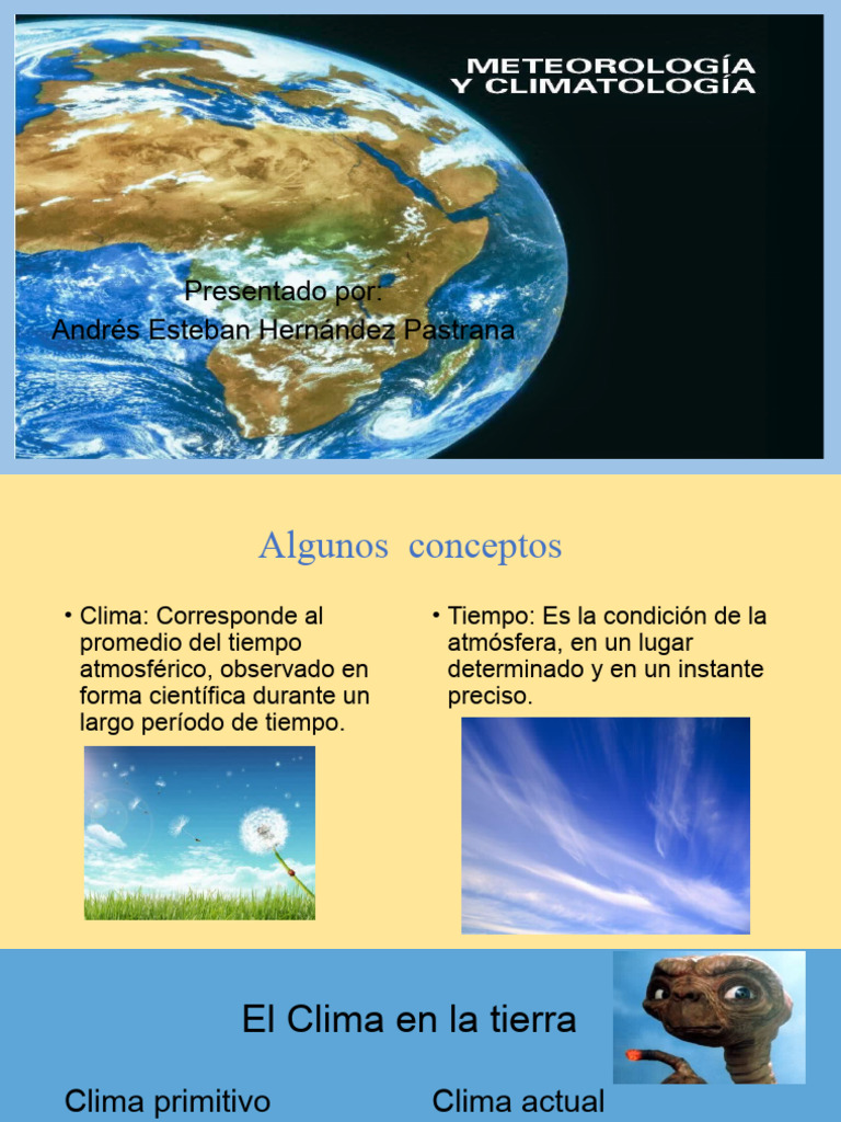 Meteoroligia y Climatografia | PDF