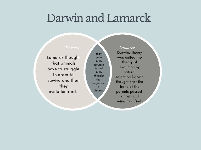 Lamarck vs. Darwin: Evolution Theories | PDF
