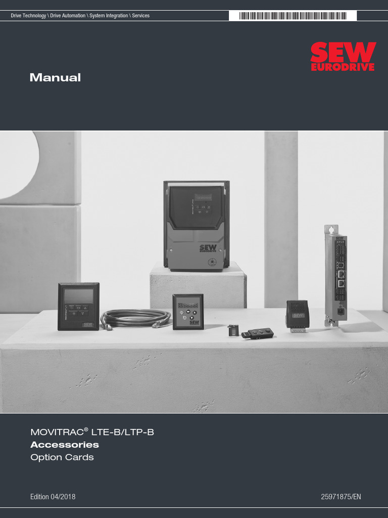 Manual: Movitrac Lte-B/Ltp-B Accessories Option Cards | PDF | Relay ...