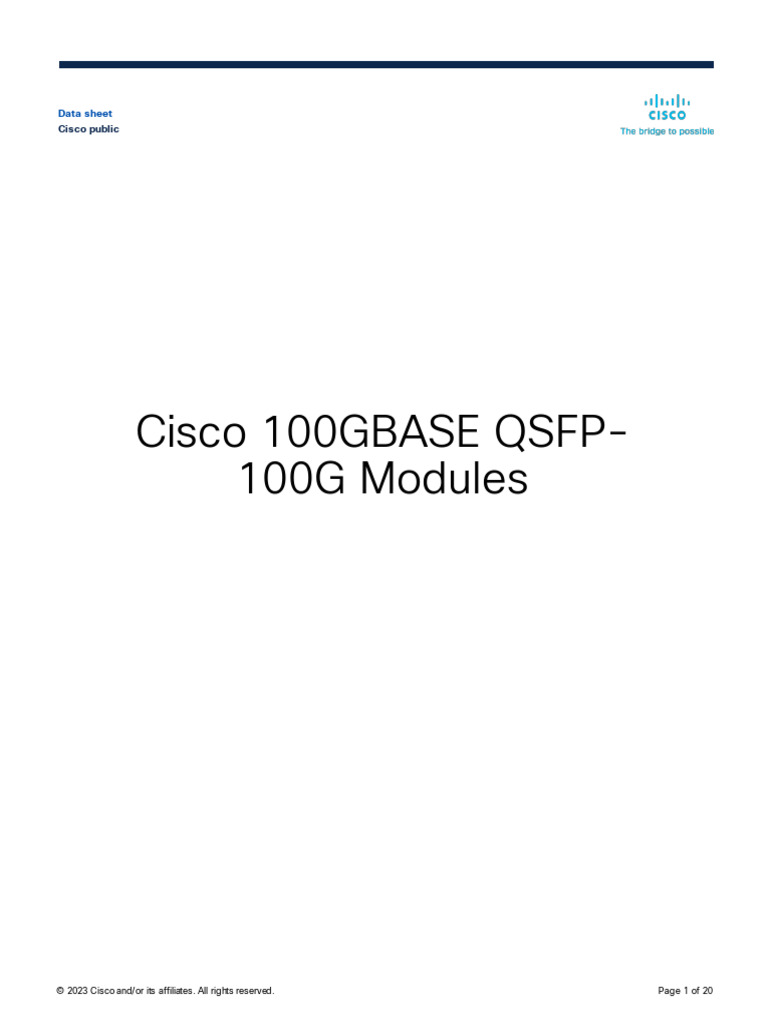 Datasheet c78 736282 | PDF | Telecommunications Infrastructure | Ethernet