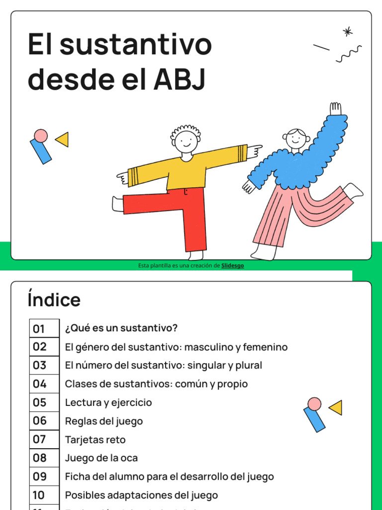 Presentacion Espanol 1 | PDF | Sustantivo | Caso de carta