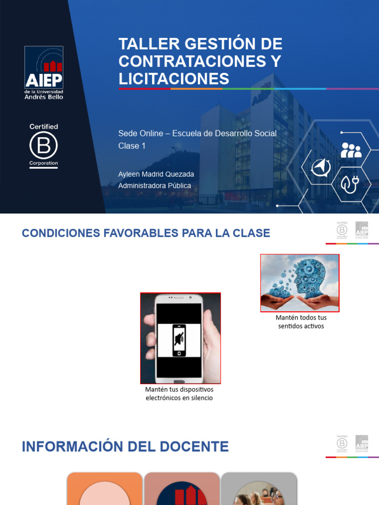 Clase 1 GCL | PDF | Evaluación | Plan de estudios