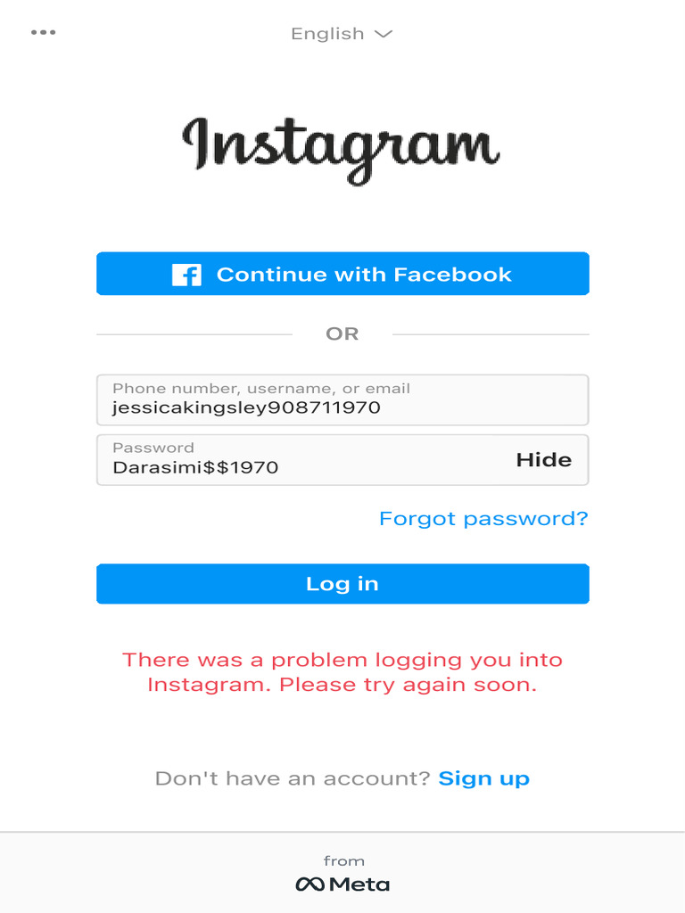 Login - Instagram | PDF