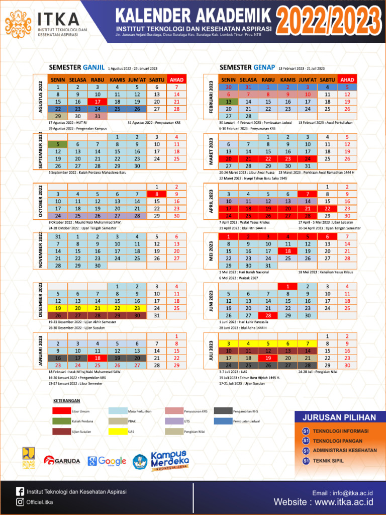 Kalender Akademik-ITKA-Update-CETAK | PDF