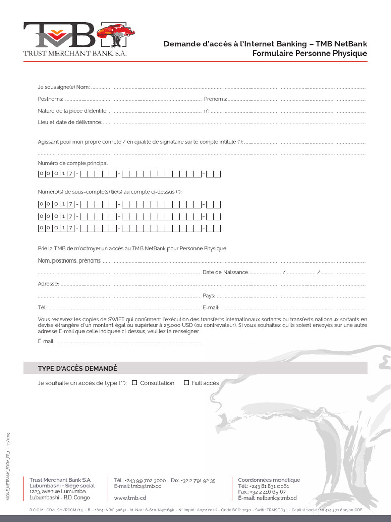 Accès à TMB NetBank pour Particuliers | PDF | Banques | Services ...