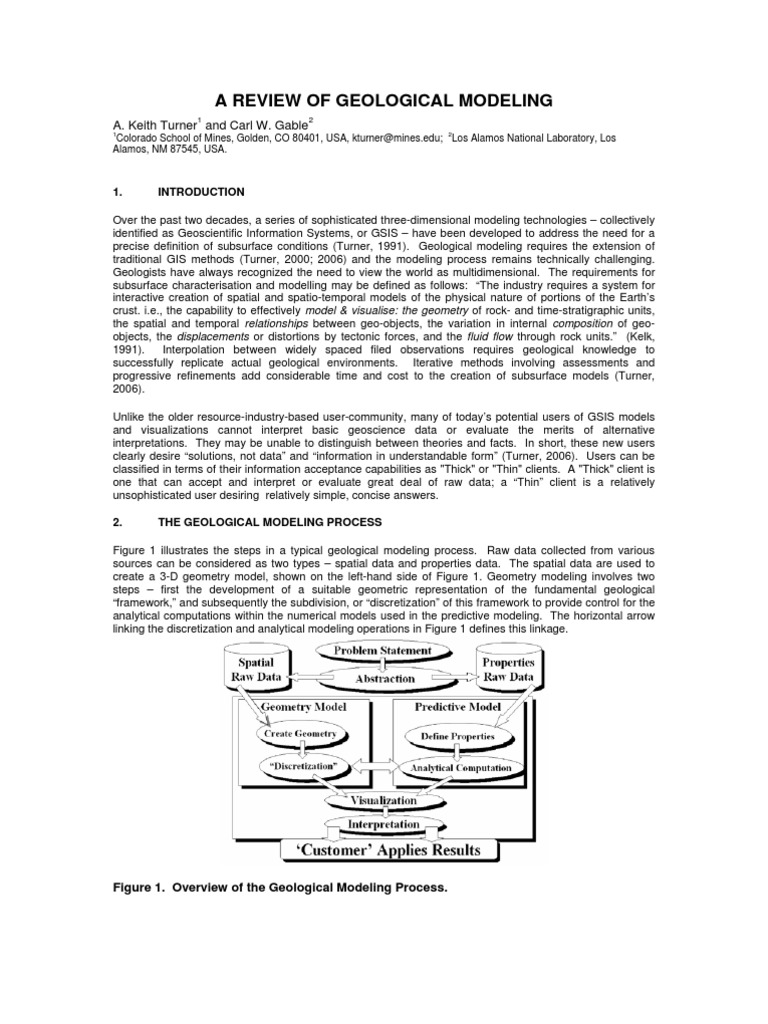 Geological Modeling Techniques Overview | PDF | 3 D Modeling | Geology