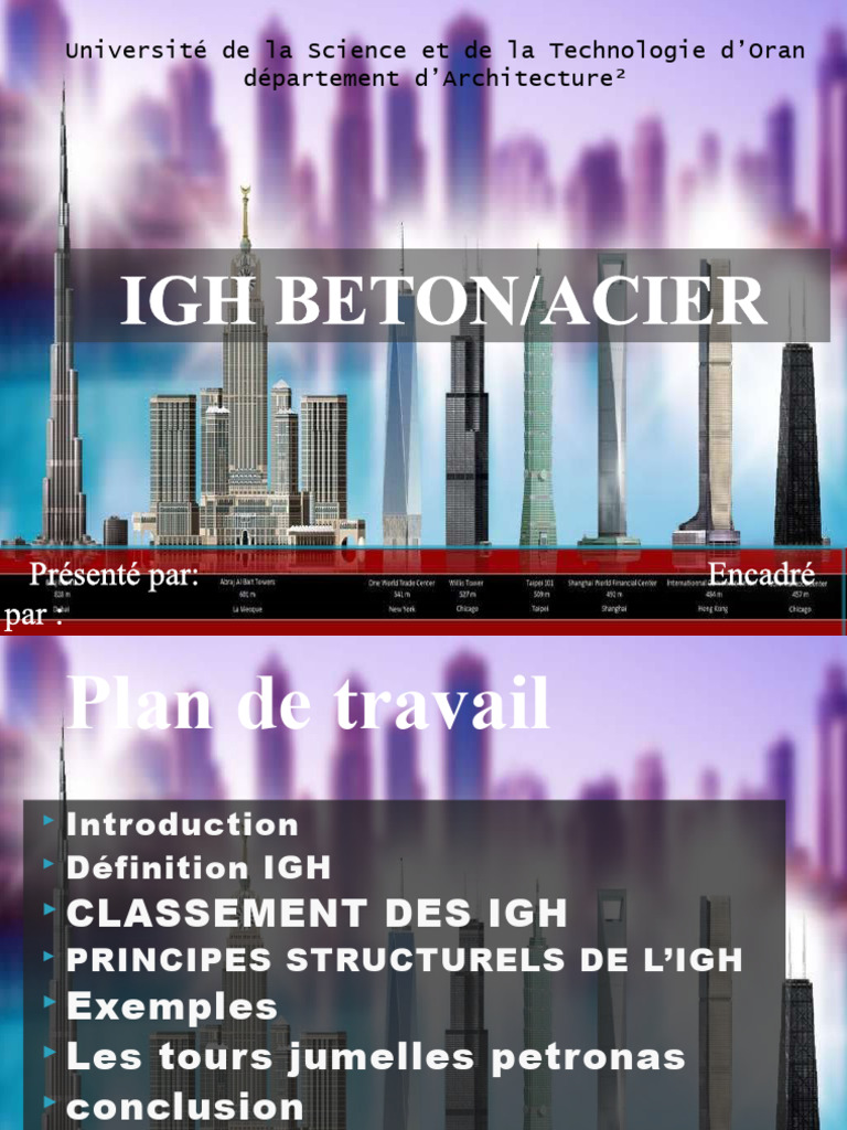Igh Beton/Acier | PDF | World Trade Center (1973-2001) | Technologie du bâtiment