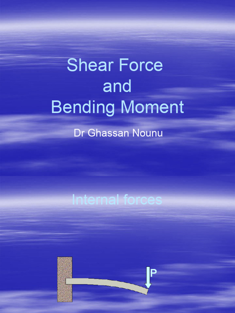 Shear Force and Bending Moment | PDF