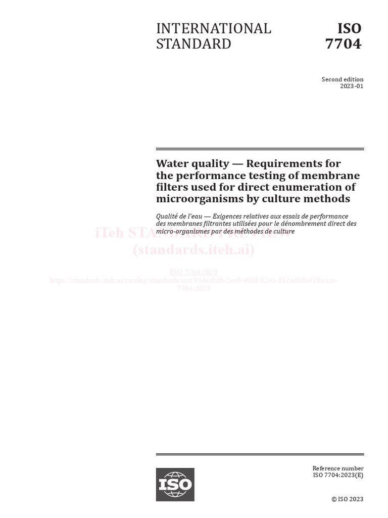 Iso 7704 2023 | Download Free PDF | International Organization For ...