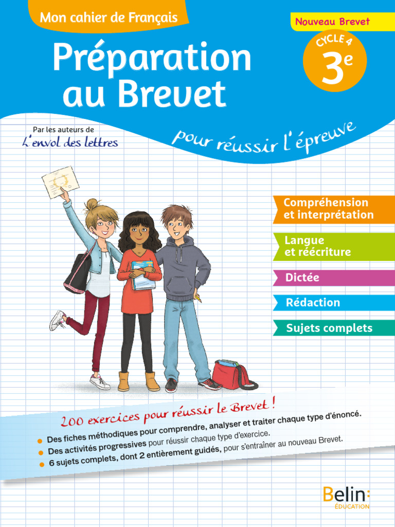 Belin Mon Cahier de Francais 3e Preparation | PDF | Clause | Pronom