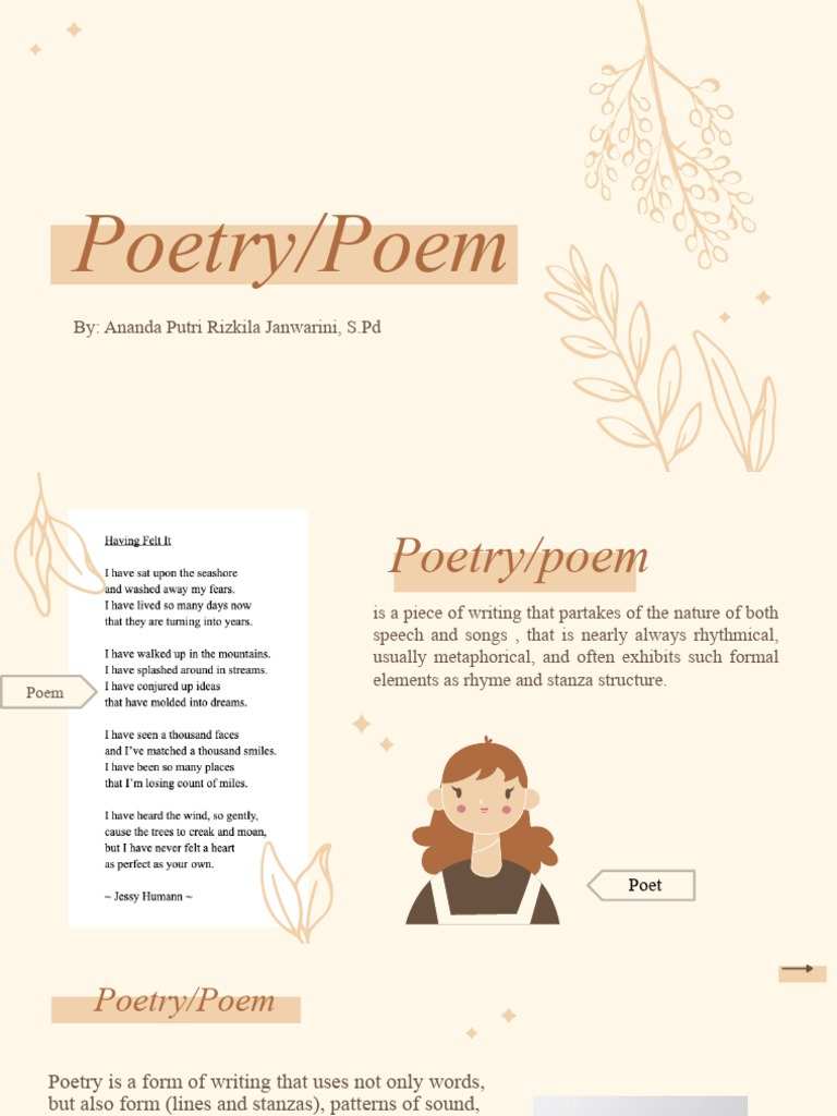 Poetry Elements Explained | PDF | Poetry | Rhyme