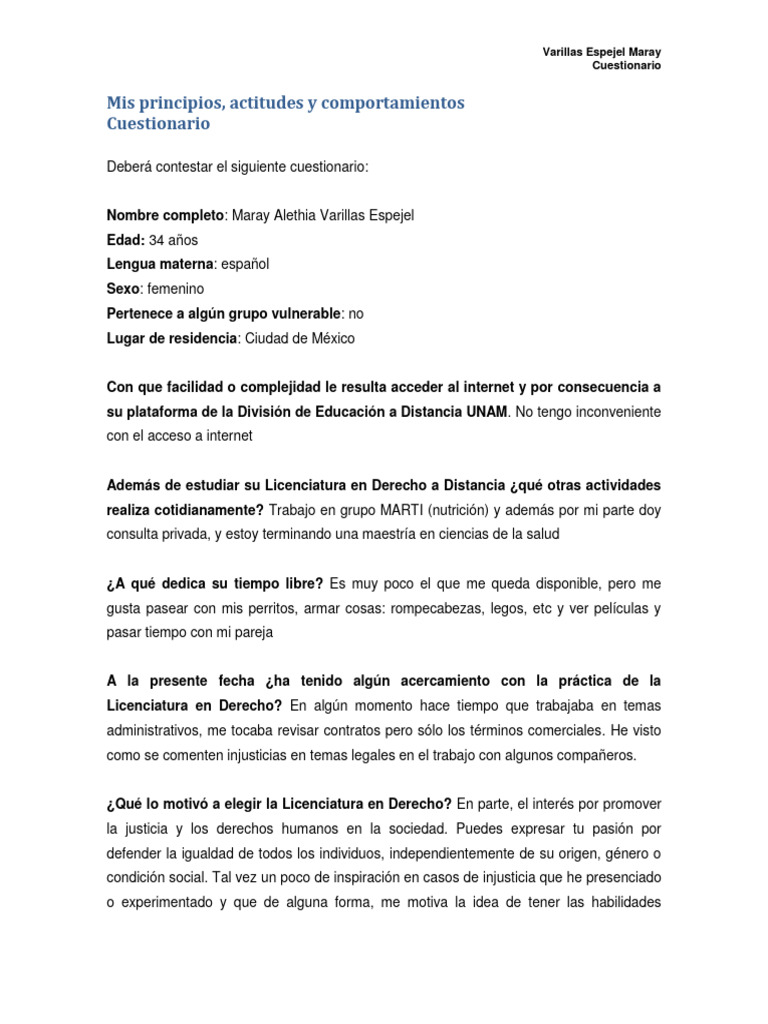 Varillasm A2 U8 Cuestionario Epj | PDF