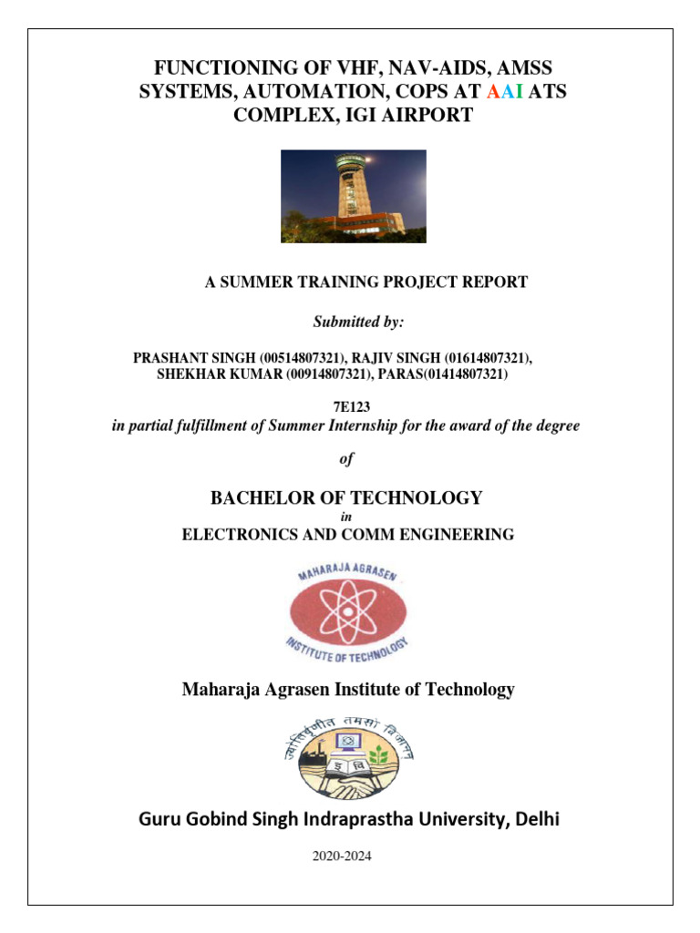 AAI Training Report | PDF | Antenna (Radio) | Amplifier
