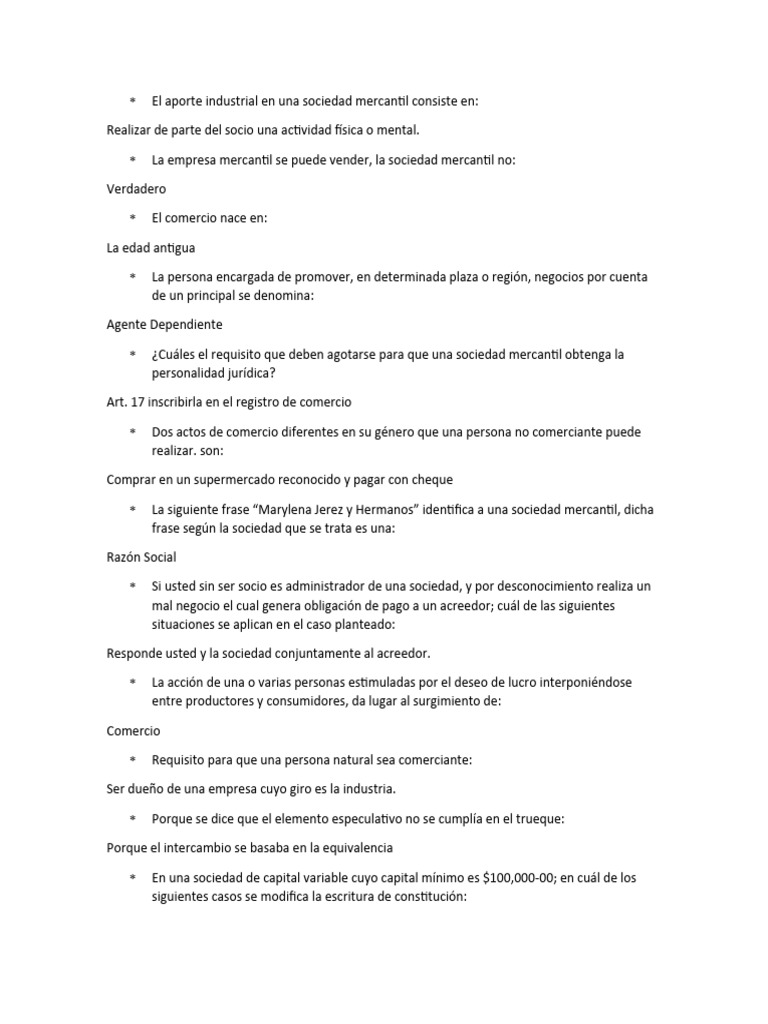 Derecho | PDF | Sociedad de responsabilidad limitada | Compartir (Finanzas)