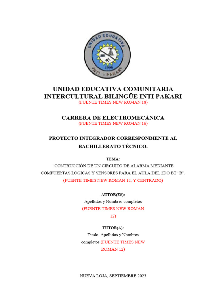 Formato - de - Proyecto - Integrador - 2023-2024 (1) Inti Pakari Jaider ... Formato - de - Proyecto - Integrador - 2023-2024 (1) Inti Pakari Jaider ...
