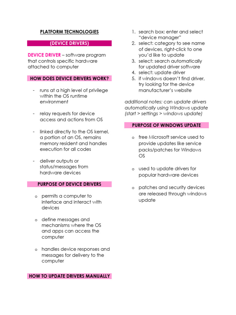 Platform Technology Finals Reviewer | PDF | Mobile Device | Personal ...