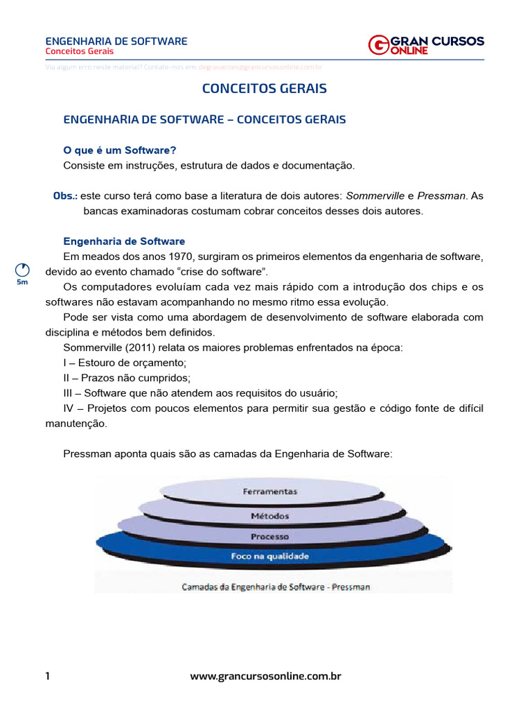Aula 54 Engenharia De Software Conceitos Gerais Pdf Engenharia