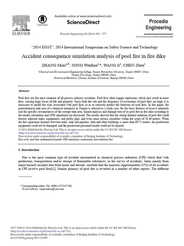 Pool Fire | PDF | Fires | Combustion
