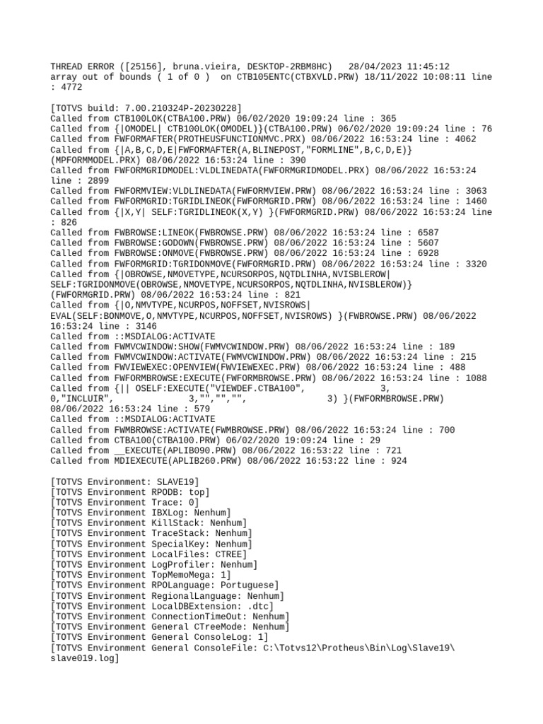 ERRO | PDF | Application Software | Computer Architecture