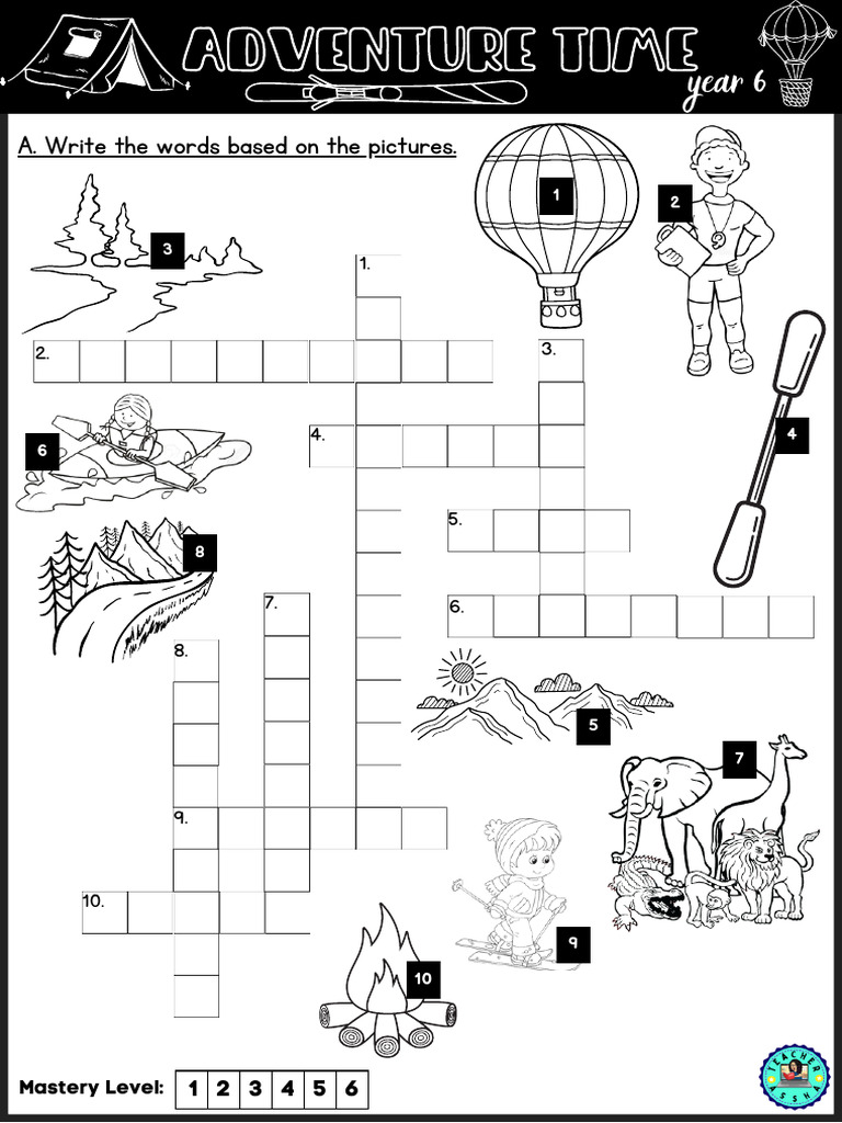 Year 6 Adventure Time Activities | PDF