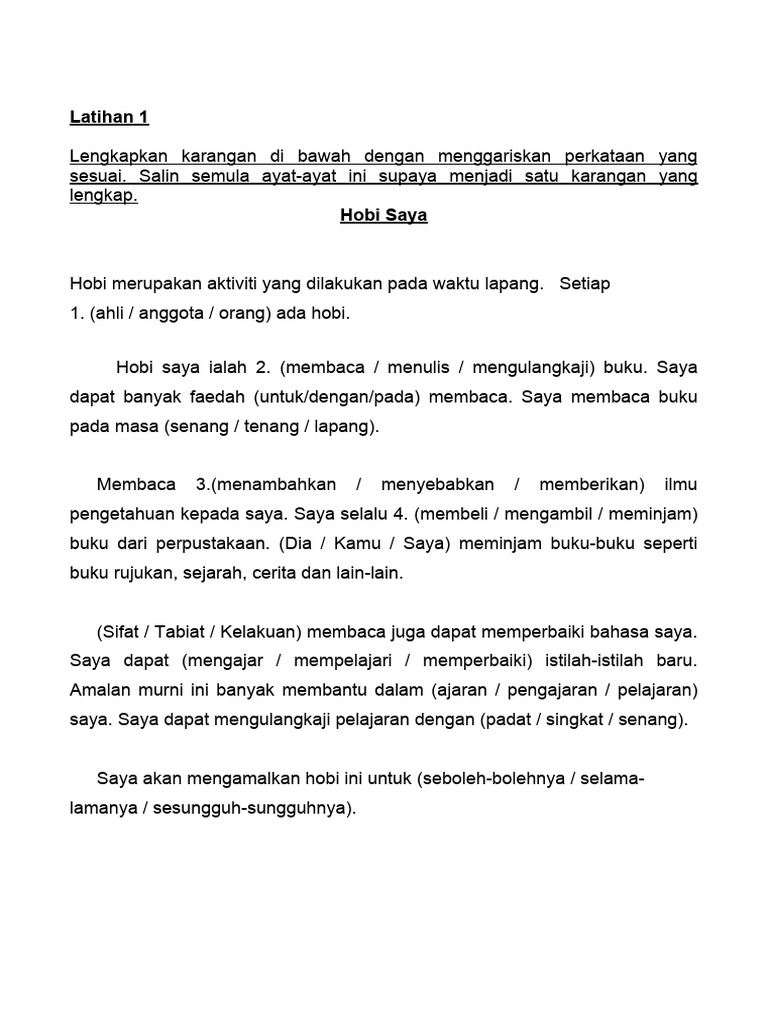 Set1 Karangan PKP | PDF