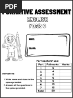 Uasa English Writing Part 6 and 7 | PDF