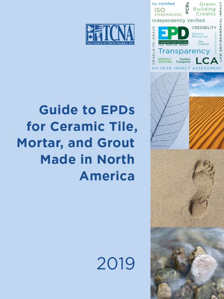 EPDs for North American Tile and Grout | PDF | Life Cycle Assessment ...
